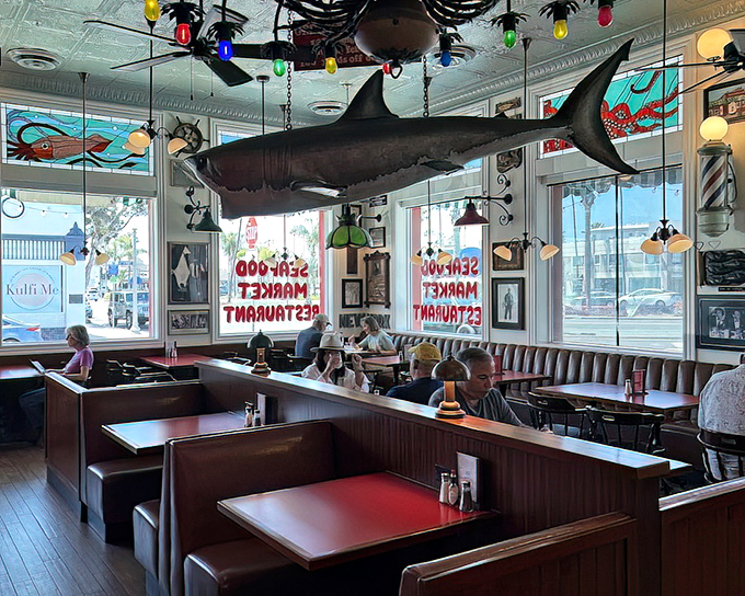 Wooden booths worn smooth by decades of happy diners. In restaurant years, this place is a wise elder that knows exactly what you need.