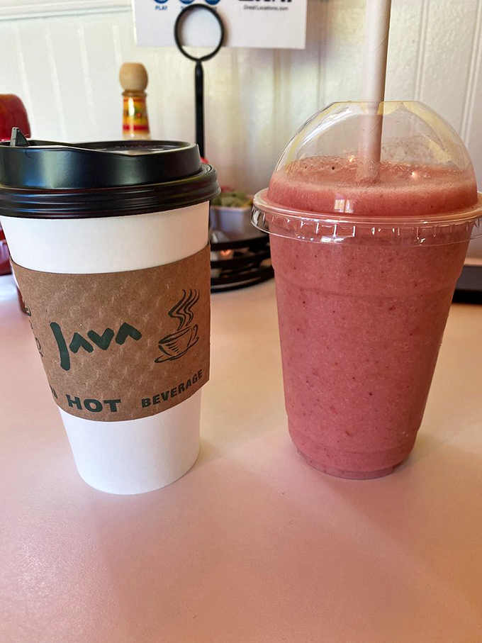 Coffee and smoothie: the dynamic duo of morning beverages. One wakes you up, one pretends to be healthy&mdash;both absolutely essential to a perfect Keys day.