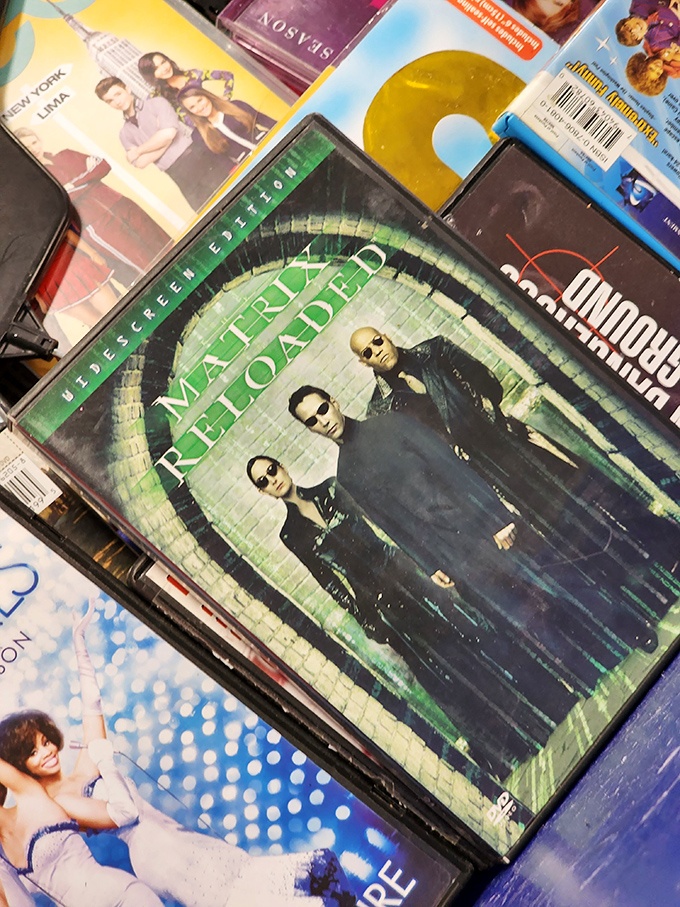 Neo might have escaped the Matrix, but this DVD escaped someone's collection only to find a new appreciative home.