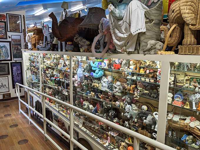 Intricate figurines showcase craftsmanship from around the world, turning casual browsing into cultural exploration.