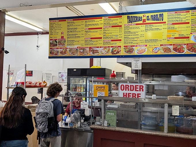 The ordering counter &ndash; where dreams become reality and indecision becomes your greatest enemy as hungry patrons contemplate their burrito destiny.