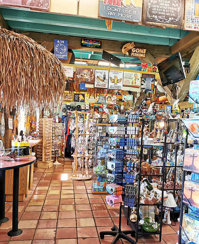 Not your average gift shop—this is where "I'll just look around" turns into "I need this pelican statue for reasons I can't explain."