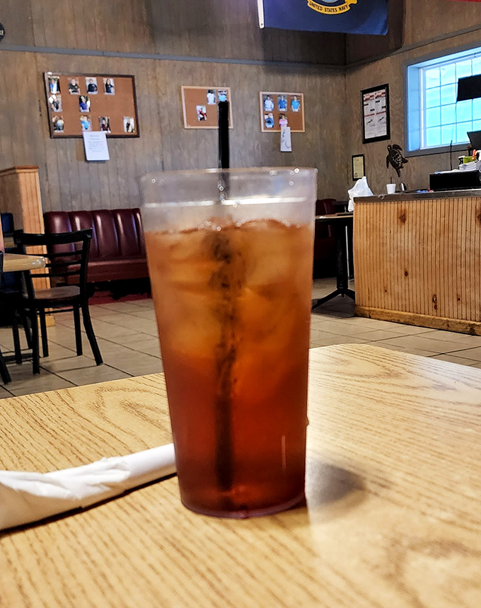 Sweet tea so perfectly Southern it practically comes with its own drawl&mdash;amber-colored refreshment in a glass tall enough to quench serious thirst.