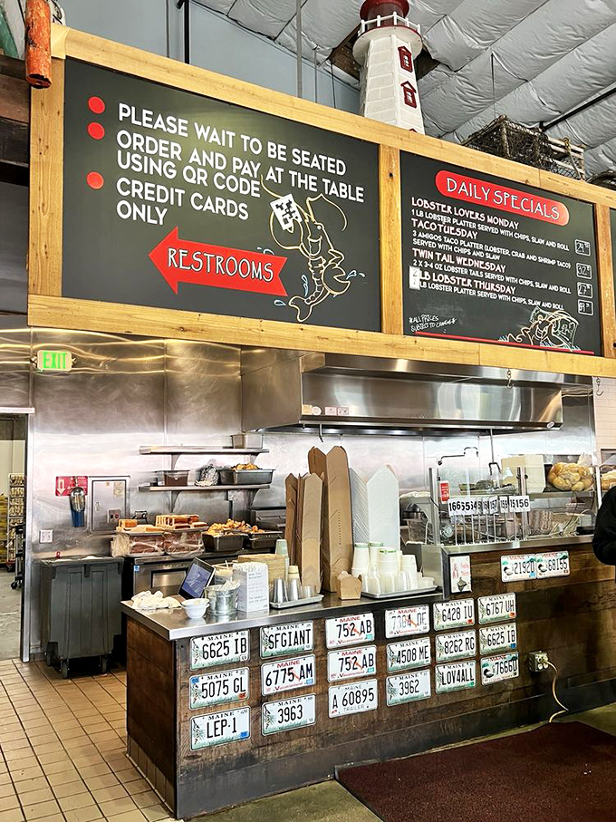 The information board isn't just telling you what to do &ndash; it's revealing the secret daily specials that locals line up for.