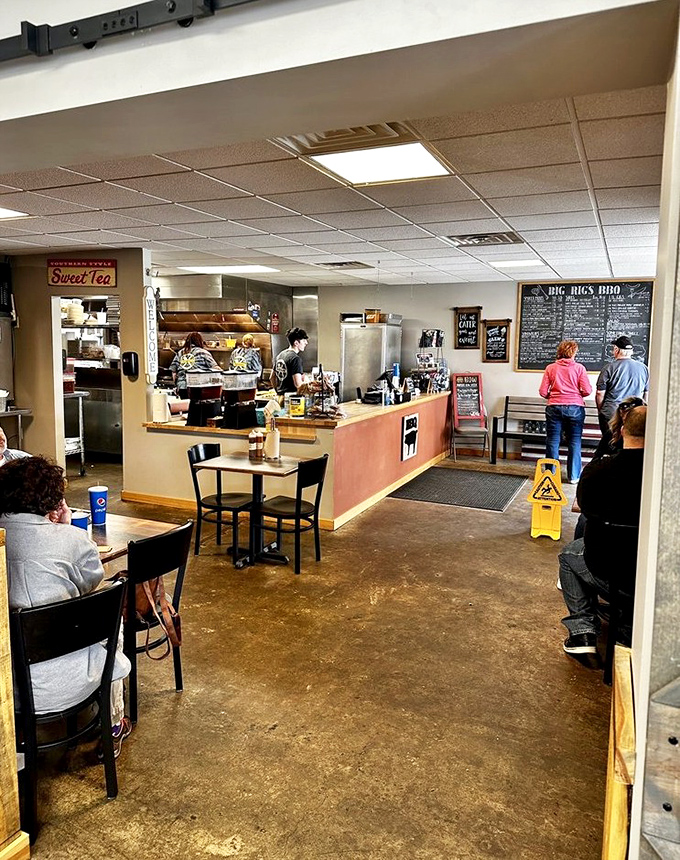 The ordering counter&mdash;that magical threshold where dreams become reality and the aroma of smoked meats makes decision-making deliciously difficult.
