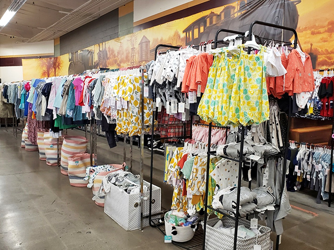 Children's clothing that acknowledges the universal truth: kids grow faster than your ability to justify expensive outfits.