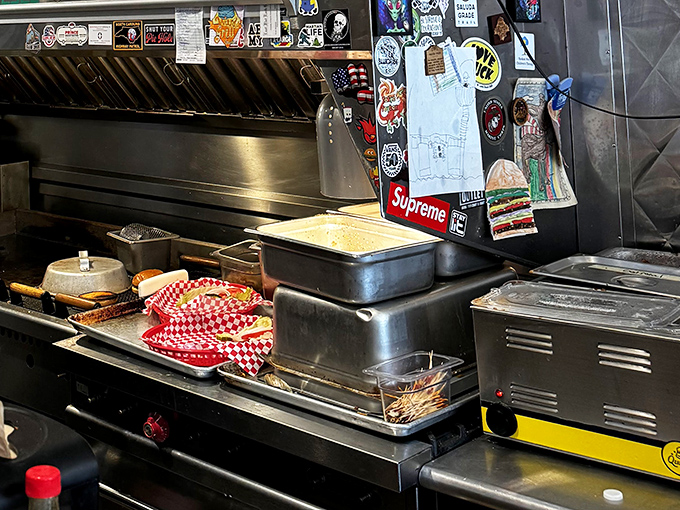 Behind every great meal is a well-seasoned grill with stories to tell. Those stickers aren't just decoration&mdash;they're badges of honor. 