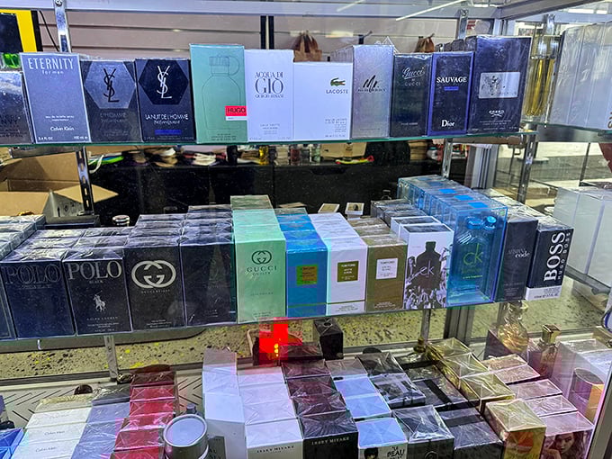 Designer fragrances line the shelves like tiny bottles of liquid confidence. Smell like a million bucks while spending considerably less. P