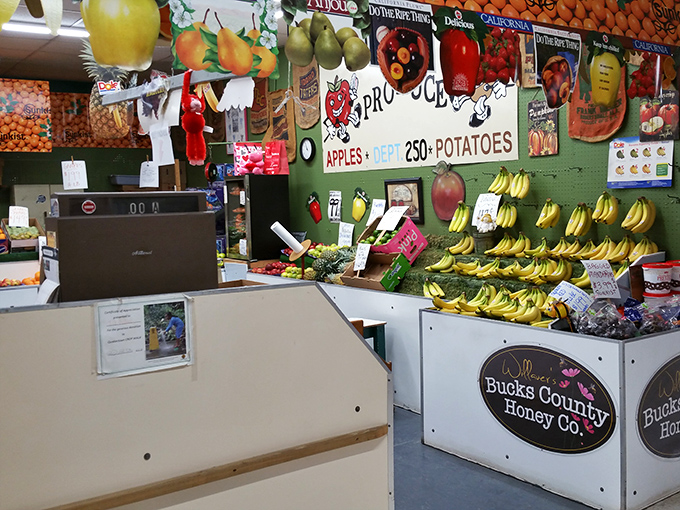 Produce displays burst with farm-fresh colors, proving that nature creates the most beautiful rainbow of flavors.