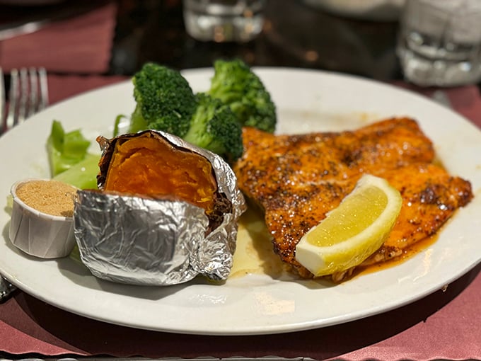 Fresh salmon that swims upstream directly into your heart, cooked with the kind of care that shows.