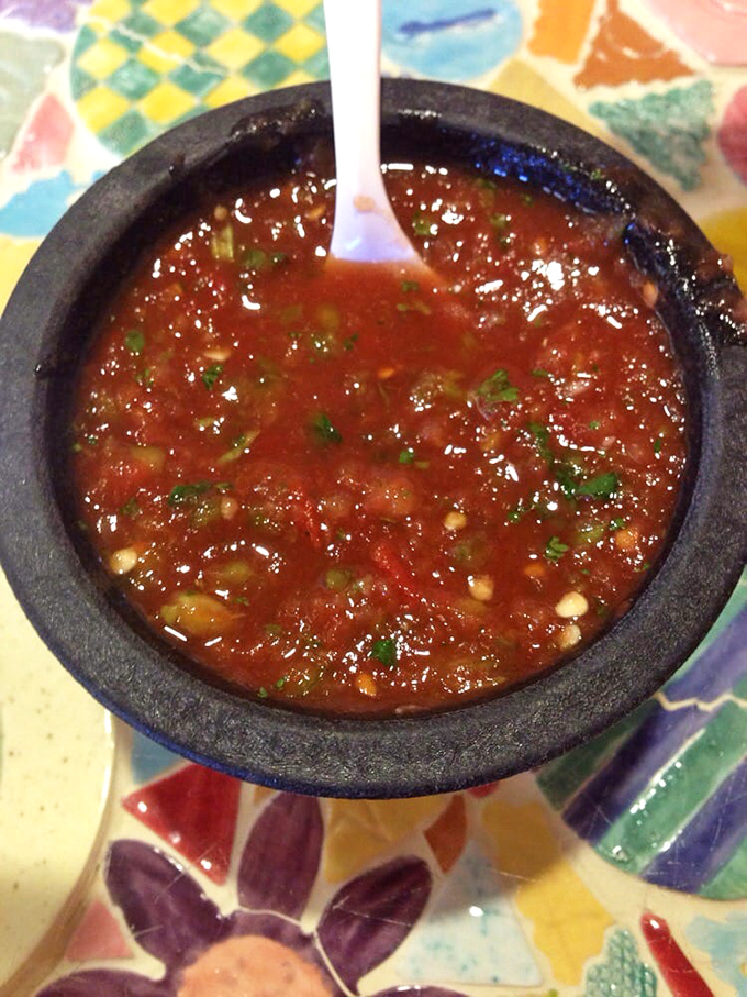 House-made salsa that brings the heat and flavor in perfect harmony, no jarred imposters here.