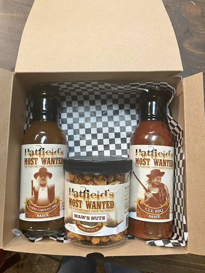 The "Most Wanted" sauce collection&mdash;because some flavors should be illegal. That jar of seasoned peanuts is the unsung hero of the trio.