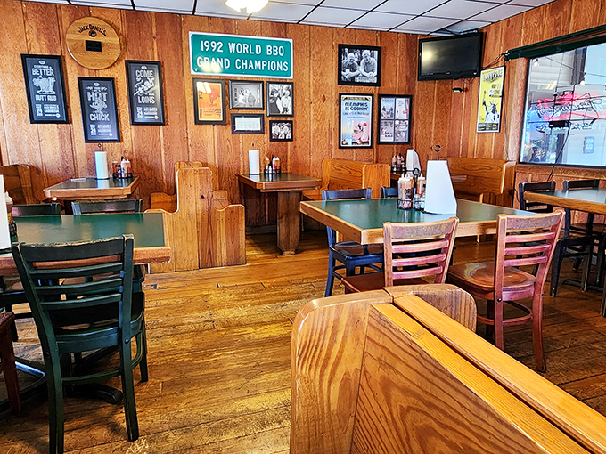 The dining room where strangers become friends, united by the universal language of "mmmmm" and "pass the sauce."