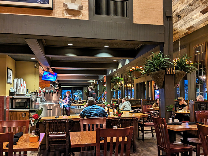 Where food dreams and morning meetings happen beneath wooden beams. Notice how everyone looks content? That's The Kettle magic.