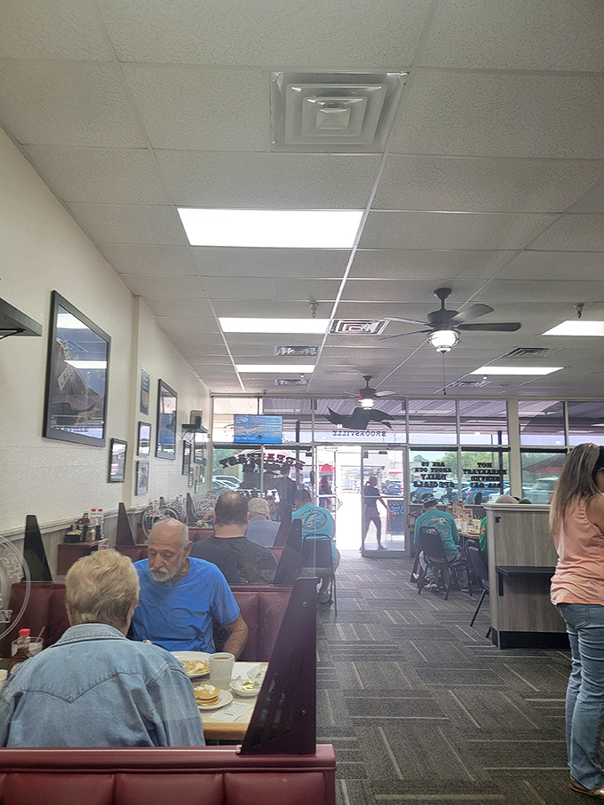 Where breakfast democracy happens&mdash;retirees, families, and workers sharing the same space, united by the universal language of good food.
