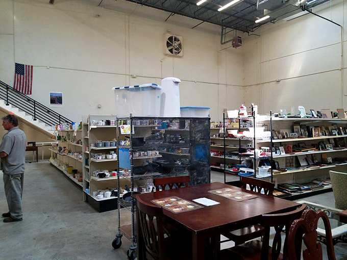 Retail therapy meets archaeological dig. Each shelf contains artifacts from the recent past, organized with surprising precision and care.