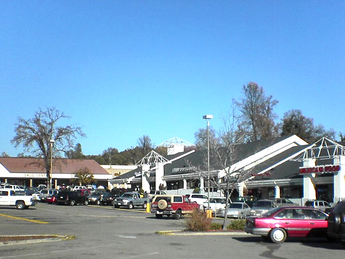 Local shopping centers provide necessities without the overwhelming chaos of metropolitan consumer madness everywhere.