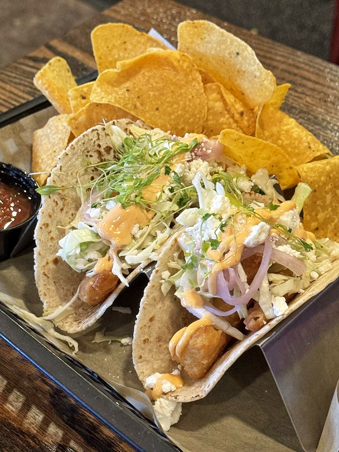 Taco Tuesday just got an upgrade! These vibrant shrimp tacos bring coastal flavors to the mountains with every colorful bite.