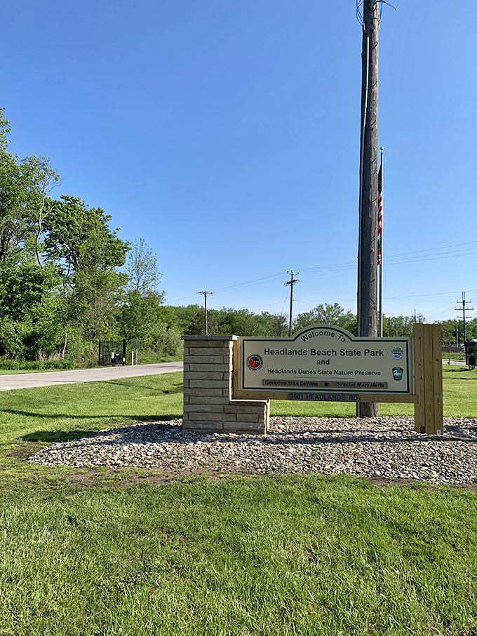 The welcome sign promises adventure ahead. Like the opening credits to your own personal vacation movie.