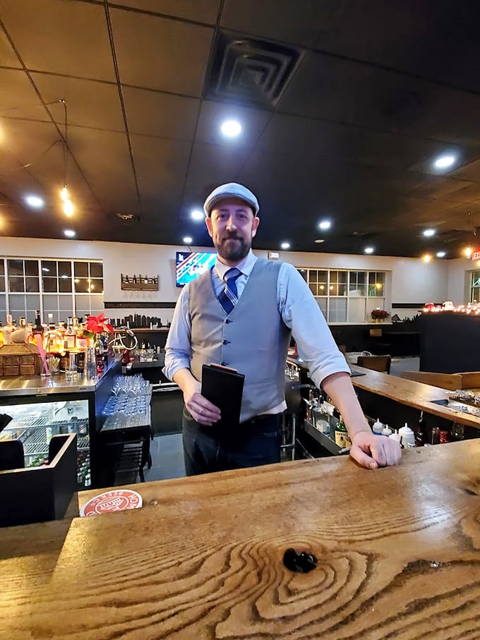 Behind every great restaurant is someone who knows exactly how a proper Old Fashioned should be made &ndash; and this gentleman looks like he does.