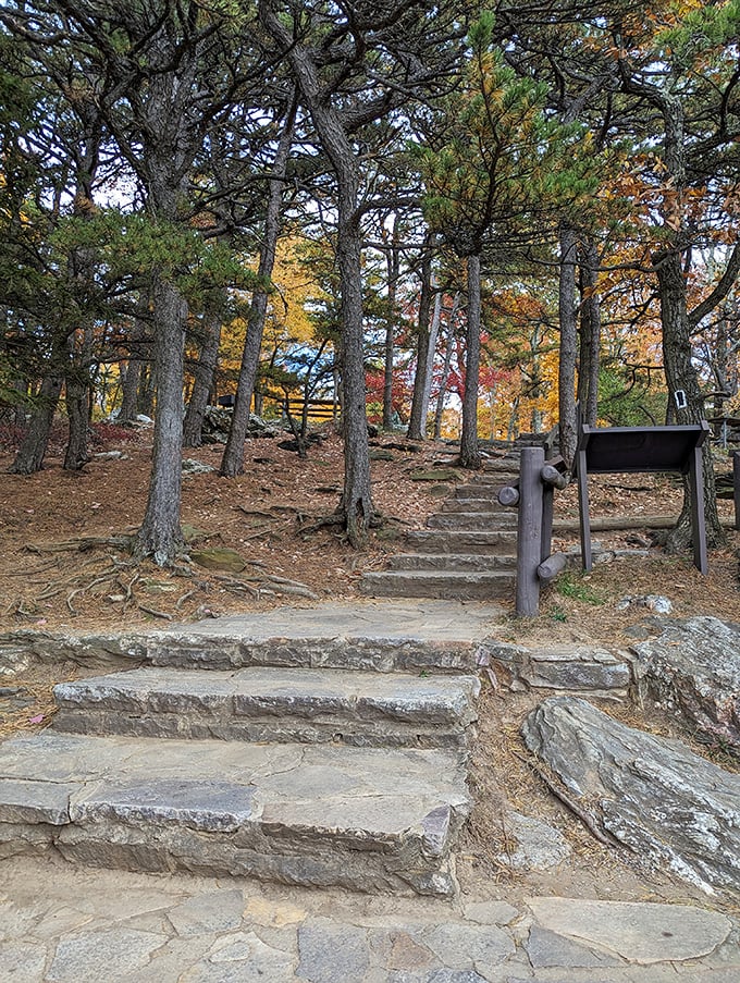 Stone steps that have launched thousands of Instagram posts. Each one leads you closer to views that make smartphone cameras weep.