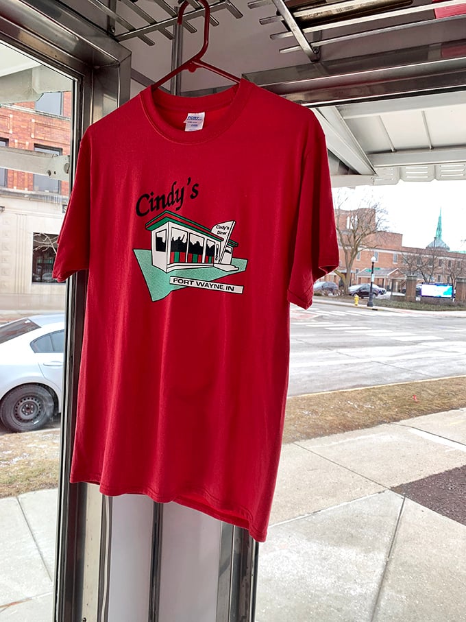 The ultimate Fort Wayne souvenir&mdash;a Cindy's Diner t-shirt that tells everyone you've experienced breakfast nirvana in the heart of Indiana.