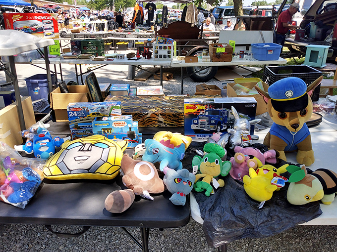 Plush companions and childhood favorites gather together, ready to bring joy to new homes.