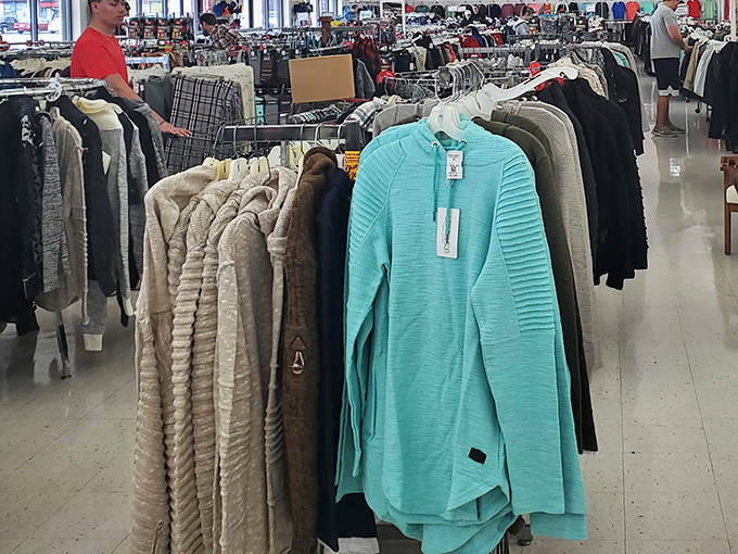 That mint-colored sweater still has its tags&mdash;the holy grail of thrifting. Someone's impulse buy becomes your calculated victory.