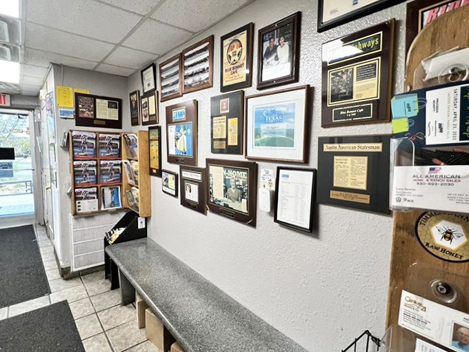 The wall of fame tells stories of celebrity visits and media recognition. When your pie is this good, word gets around&mdash;way around.