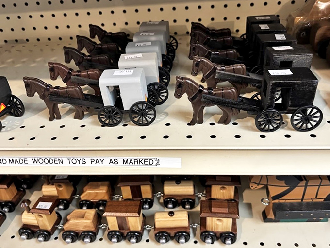 Handcrafted wooden toys&mdash;souvenirs that won't melt in your car during the drive home. Unlike that ice cream you're also definitely buying.