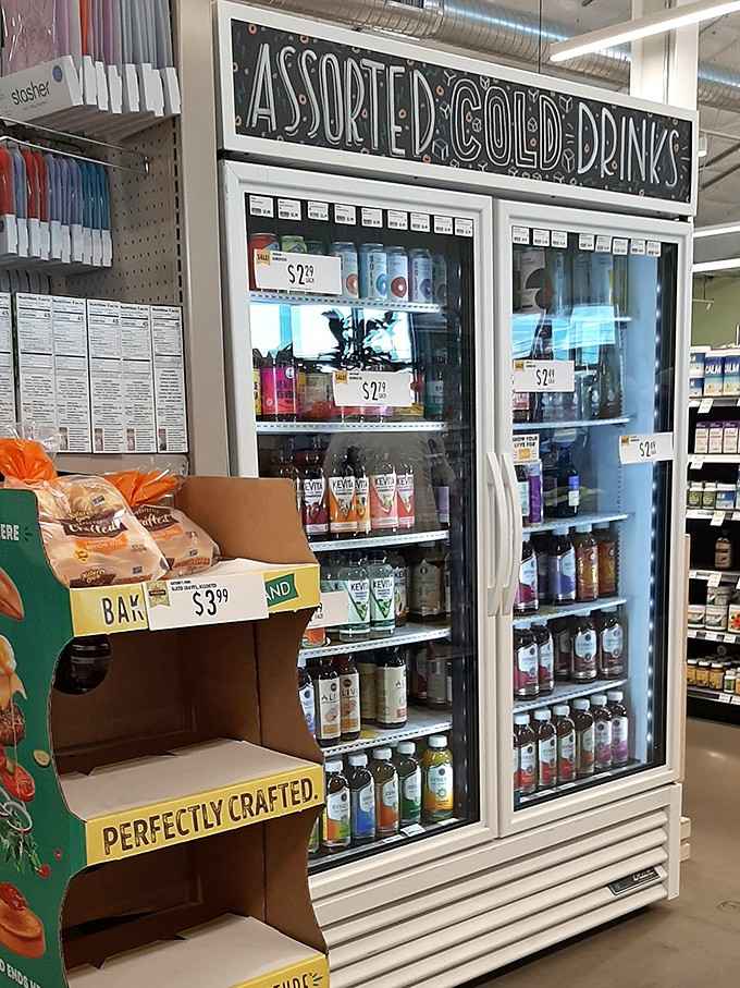 Even refreshments get the thrift treatment &ndash; because treasure hunting is thirsty work that deserves proper hydration.