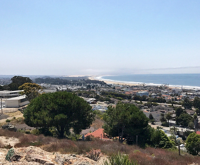 Oceano: The expansive beach offers room for everyone, from surfers and swimmers to families building sandcastles in the golden sand.