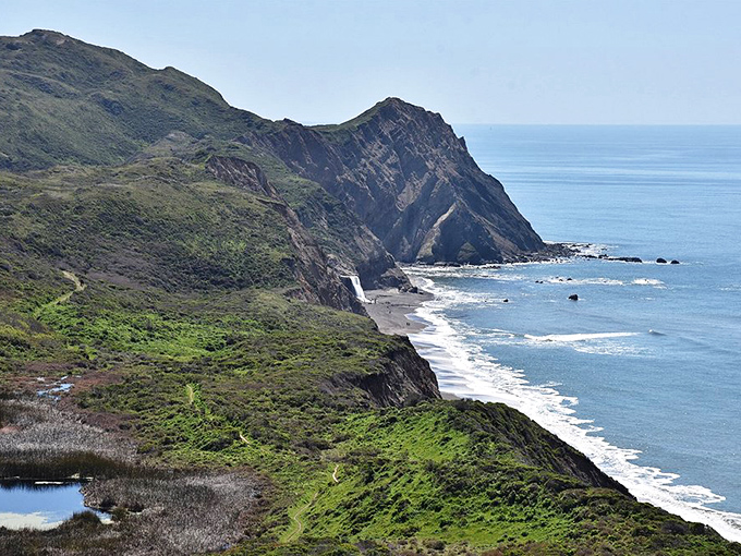 The dramatic coastline reveals why this hike ranks among California's finest. Ocean views that make even smartphone cameras look professional.