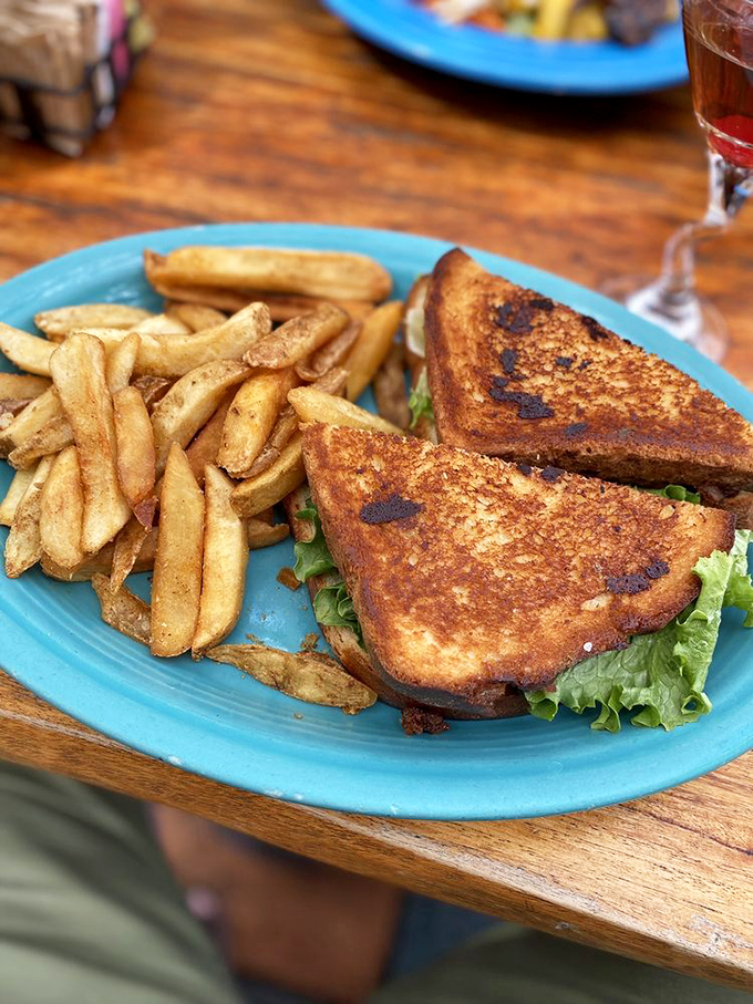 The sandwich that launched a thousand lunch breaks. Golden-toasted bread hugging its fillings like it's afraid they'll escape &ndash; and with good reason.
