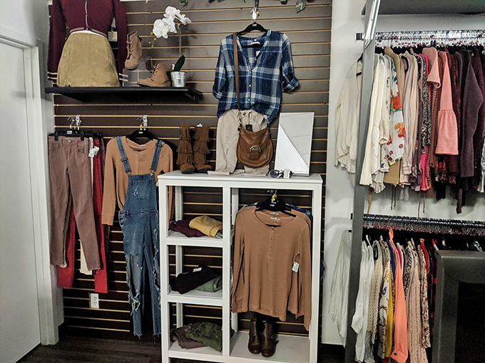 Fall outfit inspiration that won't fall hard on your wallet&mdash;plaid, denim, and earth tones for days.