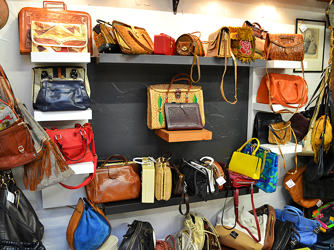 Handbag heaven for the vintage-obsessed. That perfect leather tote has been waiting decades just for you.
