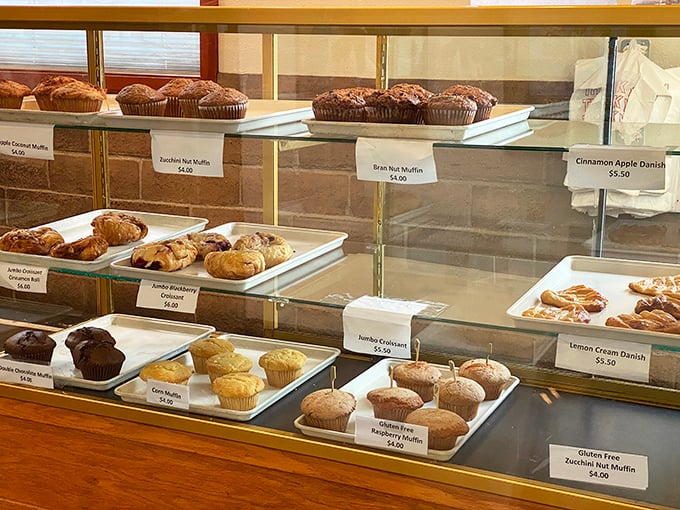 The pastry case&mdash;where willpower goes to die and "I'll just have coffee" turns into "and one of those&hellip; and maybe that one too."