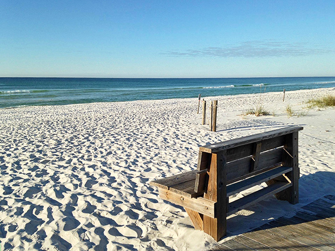 The beach equivalent of front-row seats at the symphony, except the music is waves and the dress code is decidedly more forgiving. 