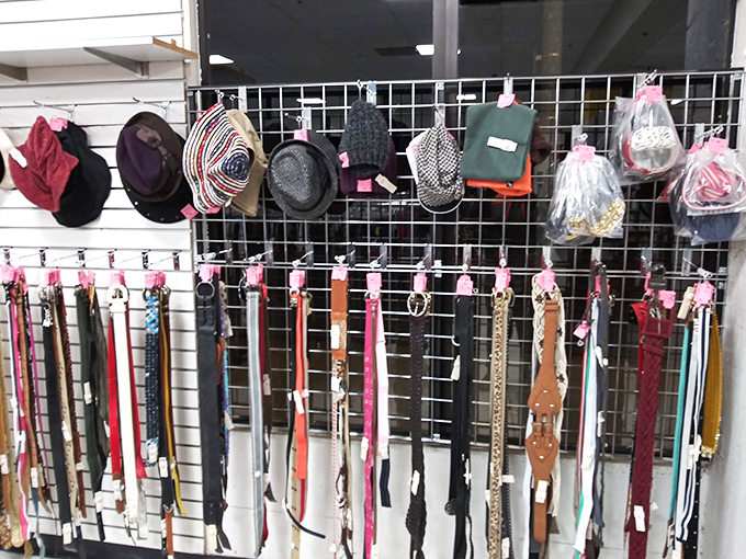 Belts and hats create the perfect accessories for completing looks that nobody will guess came from thrifting.