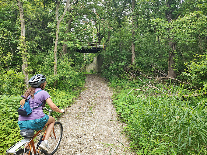 Island biking means pedaling past vineyards and limestone cliffs without dodging aggressive traffic or road rage.