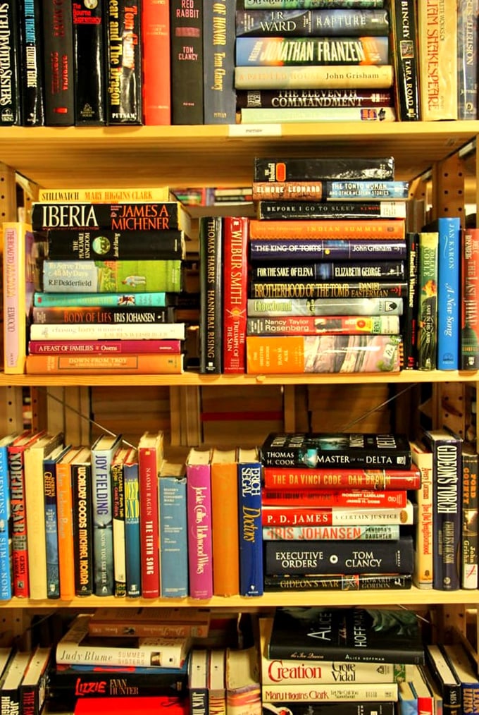 A literary treasure trove where Grisham meets Franz&eacute;n, and bestsellers of yesteryear patiently wait for readers who prefer pages over pixels.