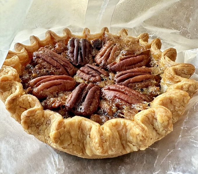 This bourbon pecan pie isn't just dessert &ndash; it's the grand finale to your barbecue symphony. The standing ovation is well-deserved.