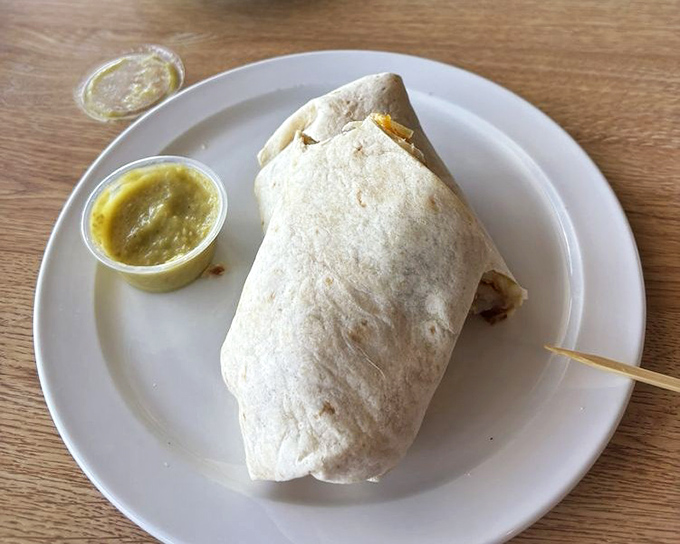 This breakfast burrito wraps up all your morning favorites in one perfectly portable, satisfying package.