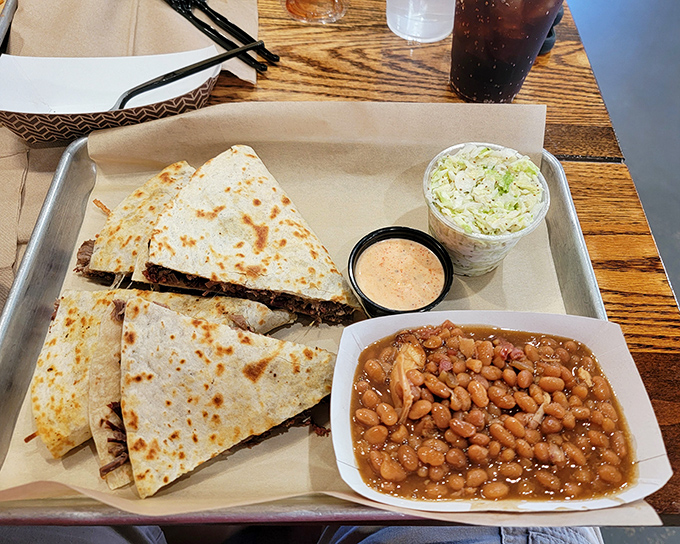 A quesadilla that's had a serious upgrade. Brisket and cheese become best friends in this crispy, gooey masterpiece.