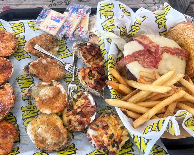 A seafood spread that makes you question why you ever eat anything else. The ocean's greatest hits album on a platter.