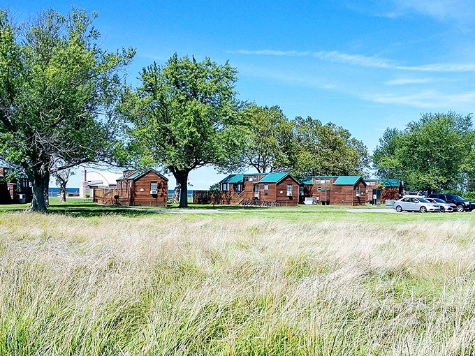 Lakeside cabins that whisper "you're not camping, you're glamping" while still letting you feel outdoorsy enough to post wilderness hashtags.