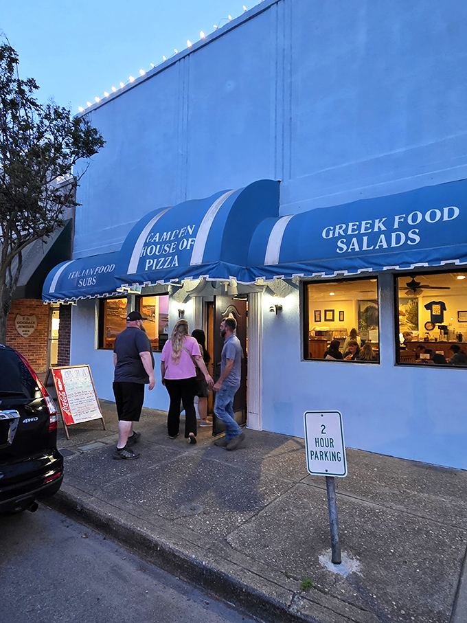 Camden House of Pizza's blue awning has sheltered generations of hungry locals &ndash; where Greek food and pizza create the crossover episode we didn't know we needed.