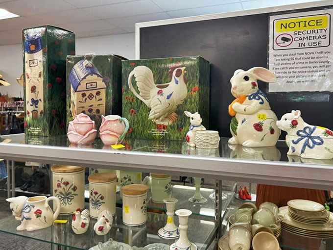 Ceramic farmyard friends that would make your grandmother nod approvingly while your minimalist friends silently judge your choices.