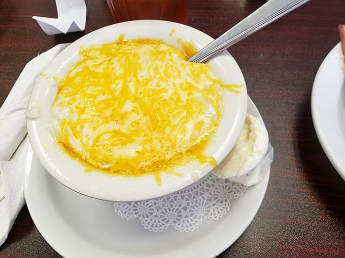 These aren't just grits &ndash; they're a golden-topped Southern hug in a bowl, transformed by cheese into something worth crossing state lines for.