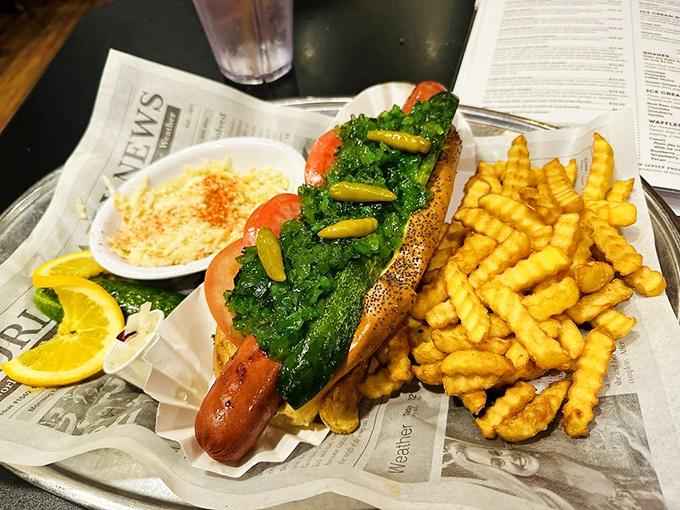 This isn't just a Chicago-style hot dog&mdash;it's a masterpiece of snap, crunch, and tang that demands to be photographed before devoured.